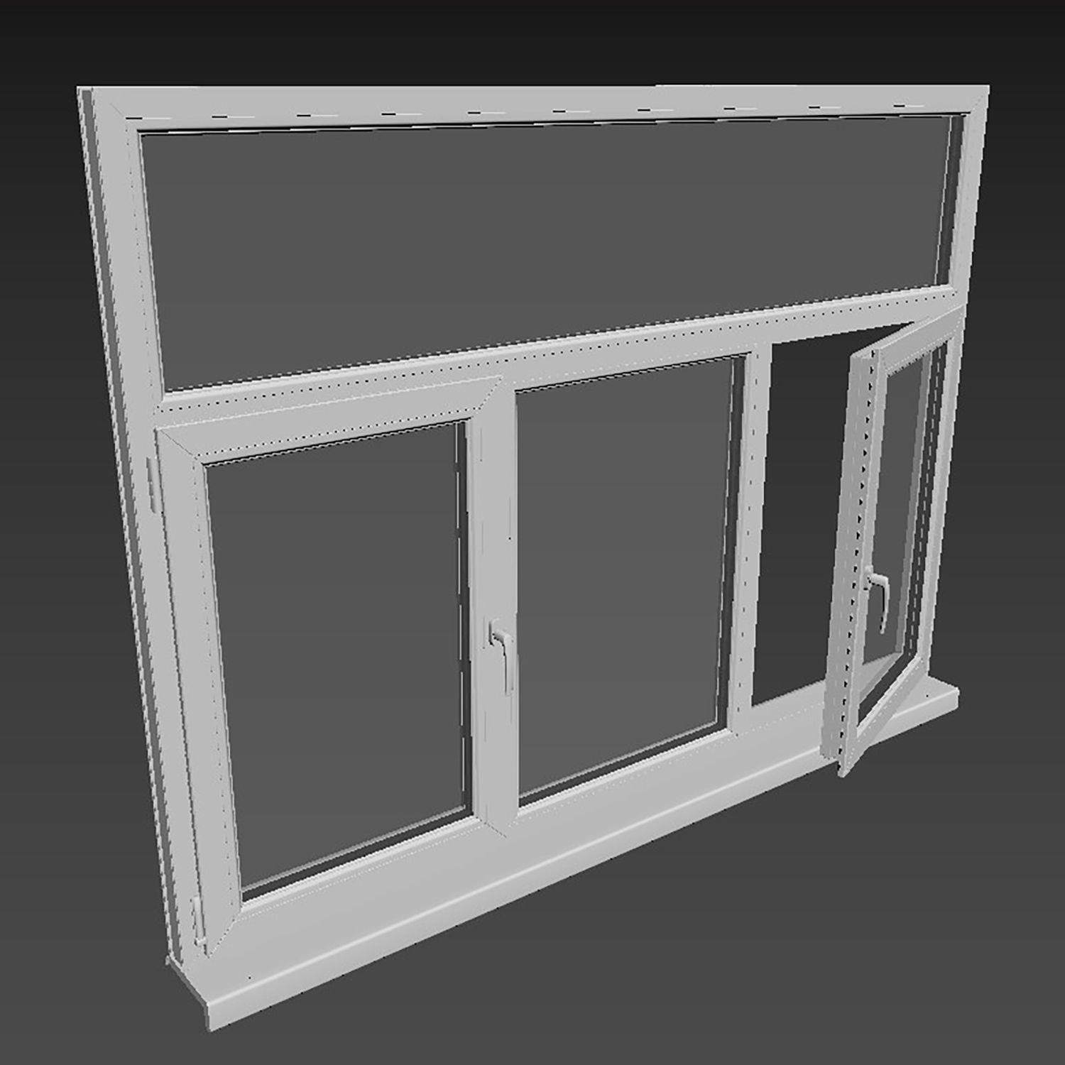 uPVC Window Generator v2 with 16 style 3D model | CGTrader