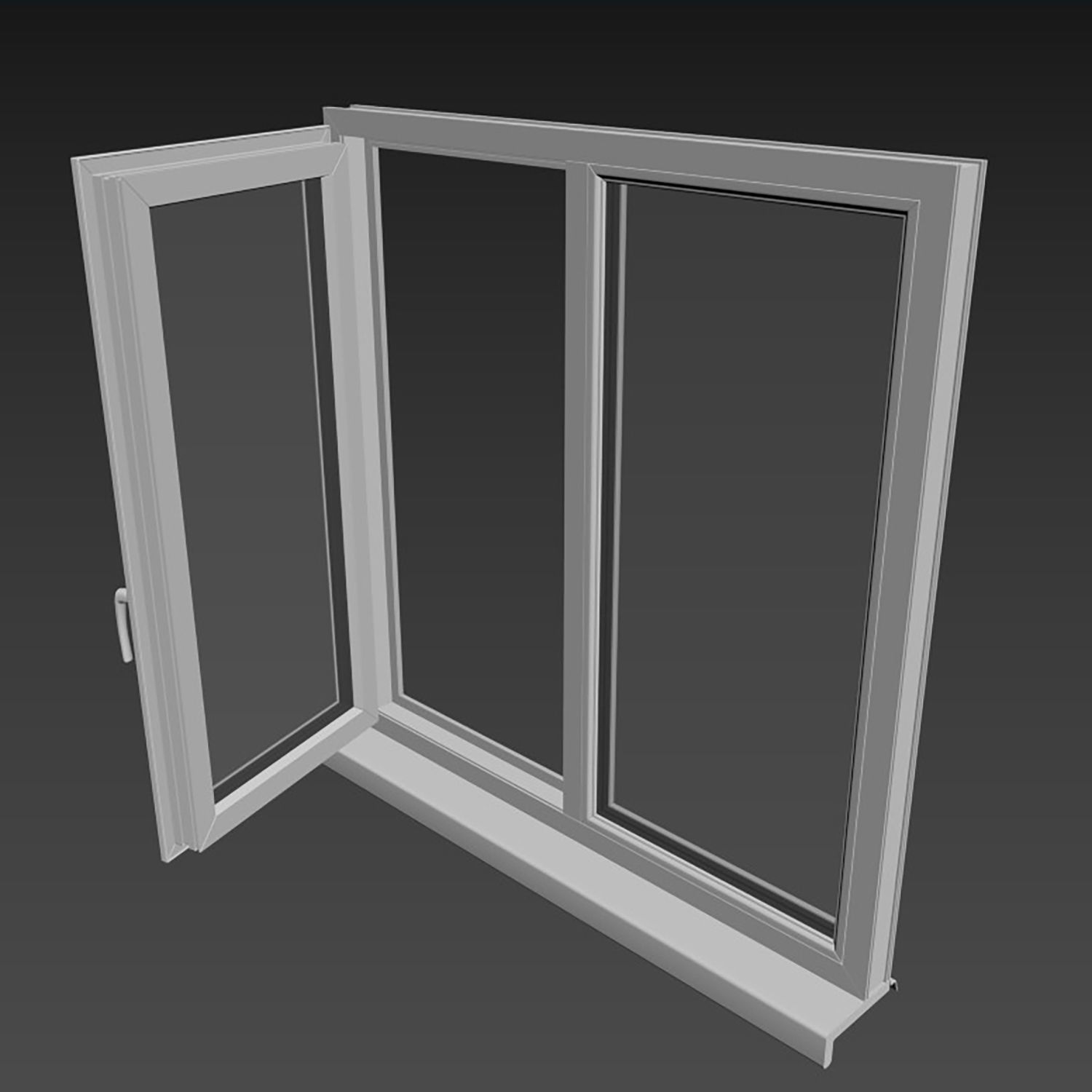 uPVC Window Generator v2 with 16 style 3D model | CGTrader