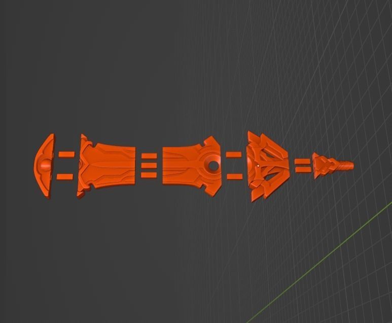 Cyno Weapon - Genshin Impact Cosplay - Sliced Print Ready 3D model 3D ...