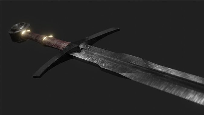 3D model Medieval Sword VR / AR / low-poly | CGTrader