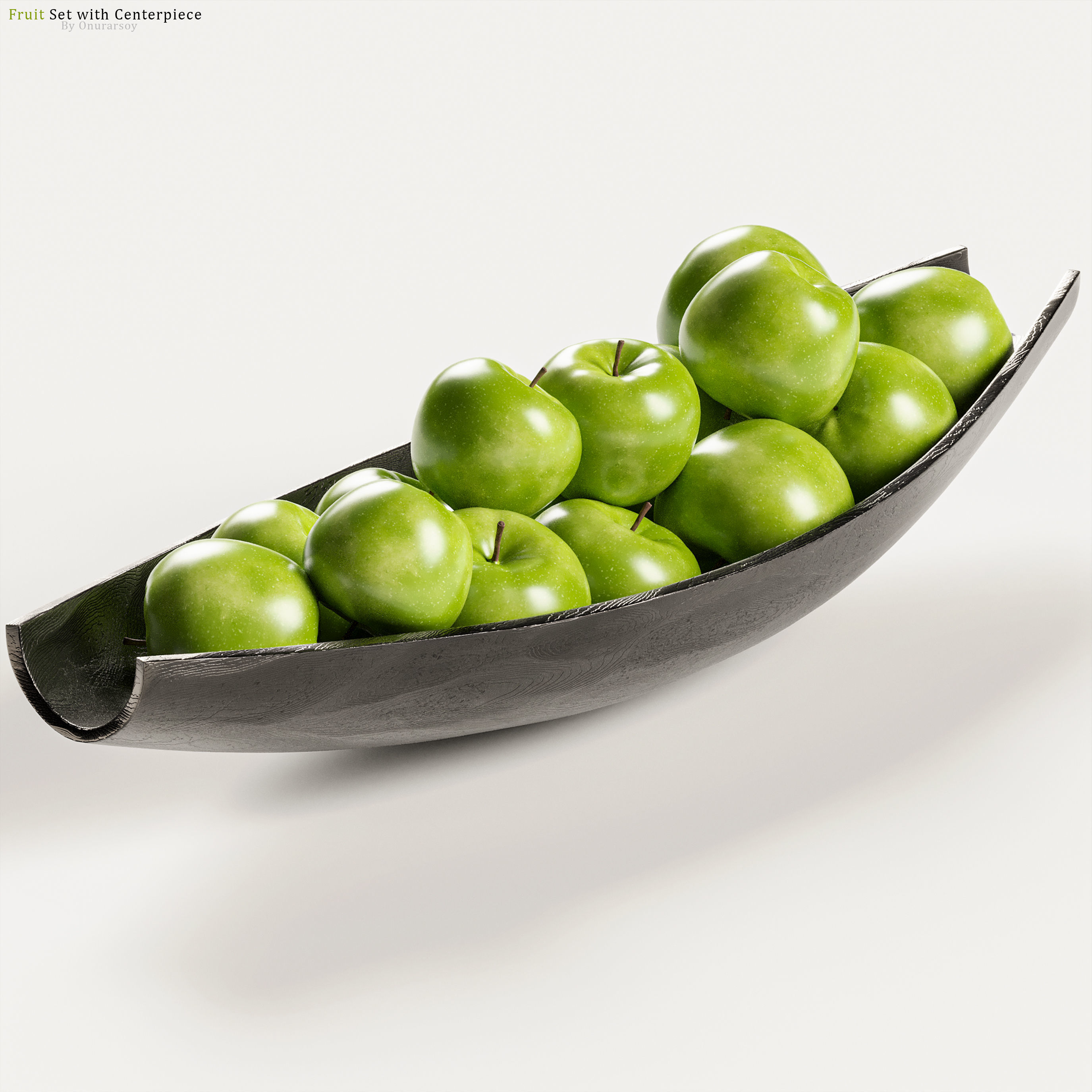 Centerpiece with Fruit Set 3D model | CGTrader