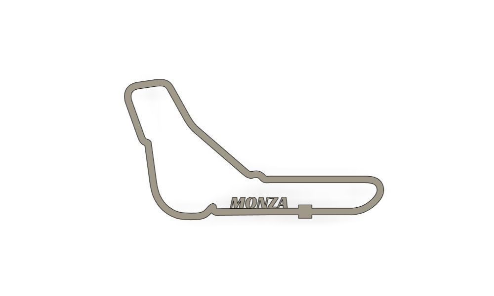 Monza F1 Racing Track 2023 3D model 3D printable | CGTrader