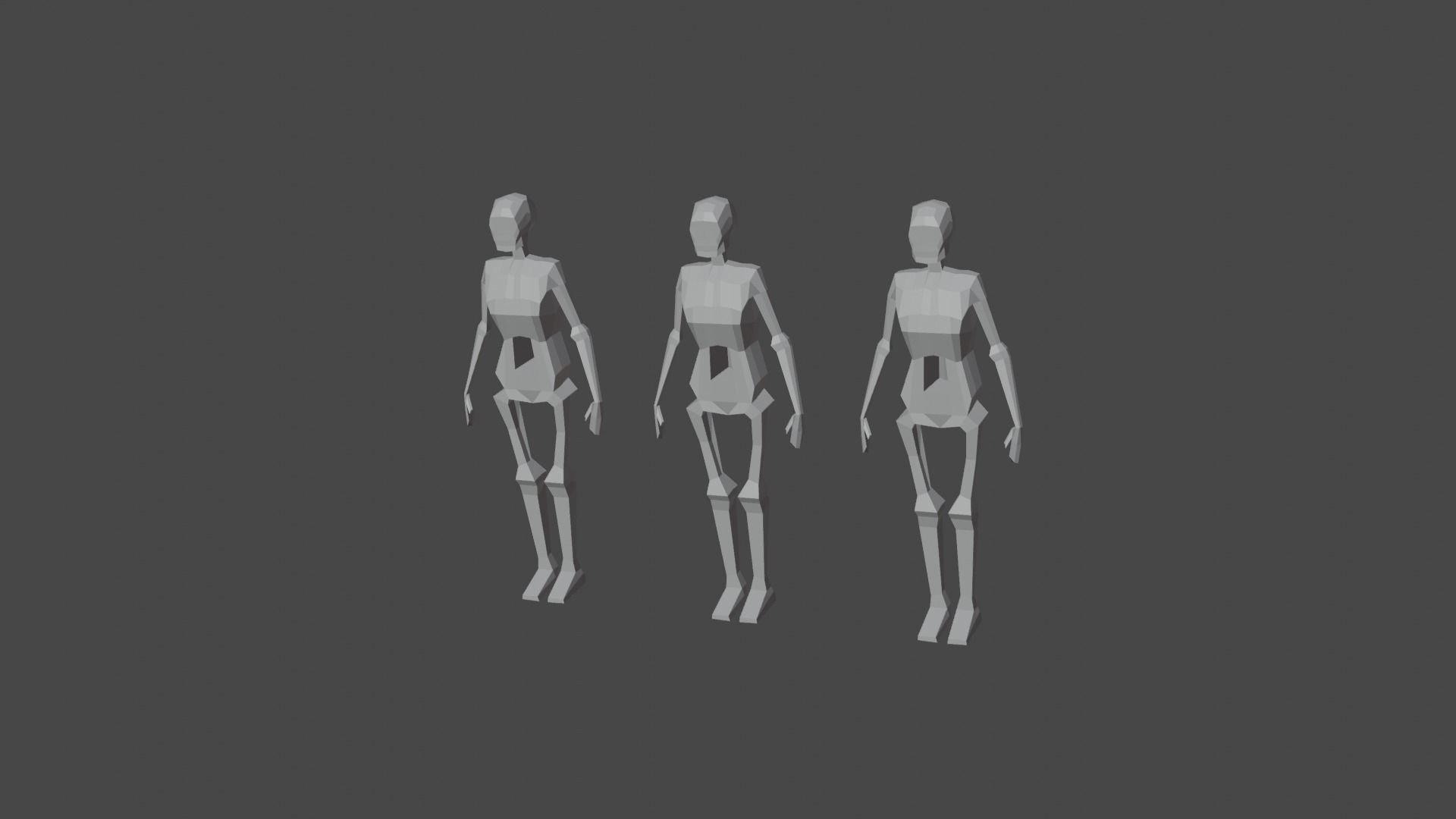 3D model PS1 Style Lowpoly SKELETON VR / AR / low-poly | CGTrader