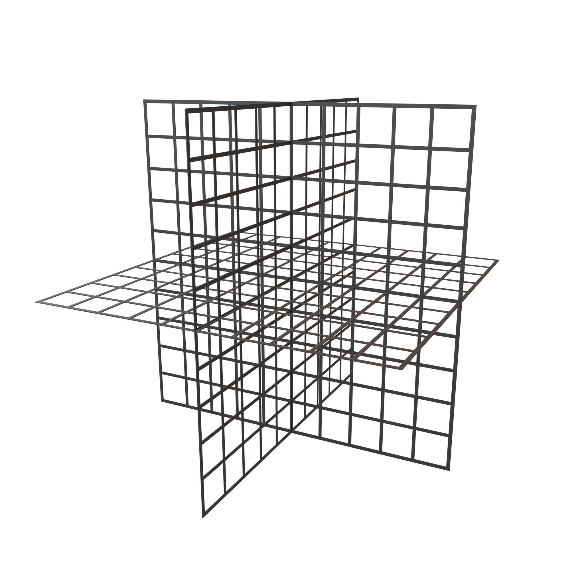 3D model Xyz Axis Grid Mesh v1 001 VR / AR / low-poly | CGTrader