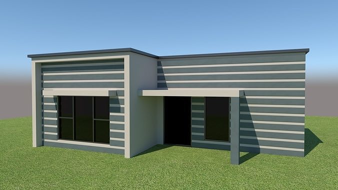 Modern Small House Design 3D model | CGTrader