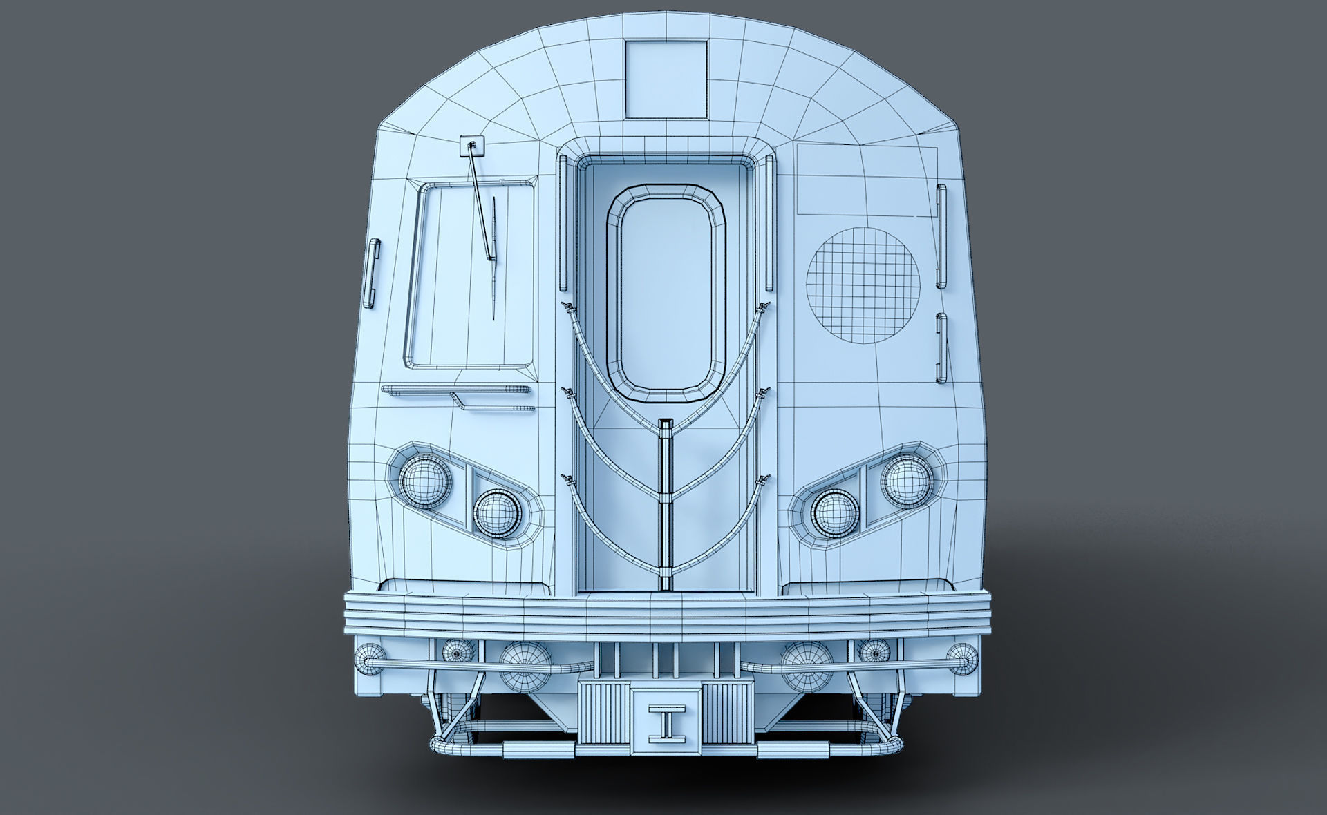 3D model Subway train with interior VR / AR / low-poly | CGTrader