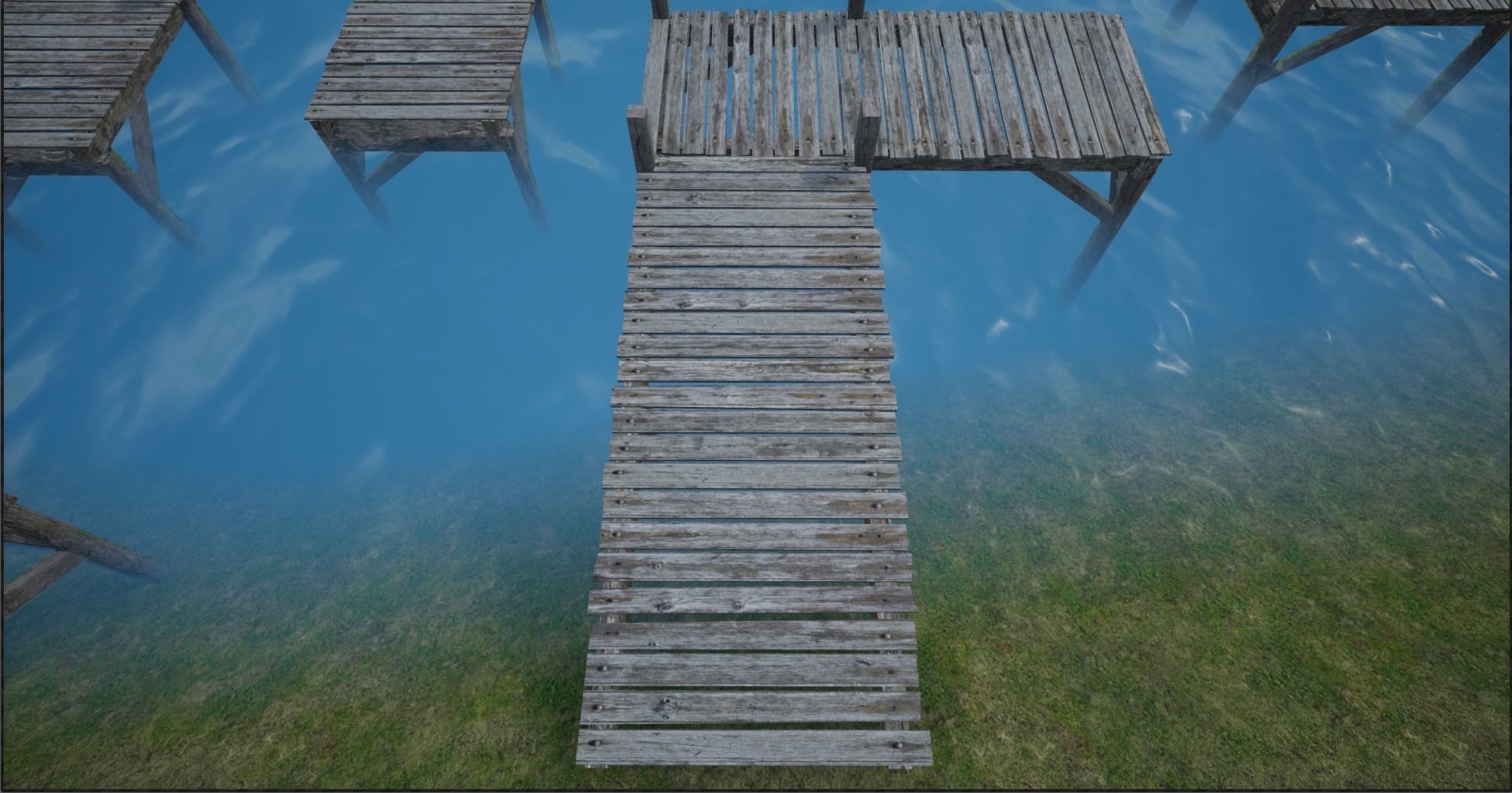 3D model Modular Lowpoly Wooden Dock Parts VR / AR / low-poly | CGTrader