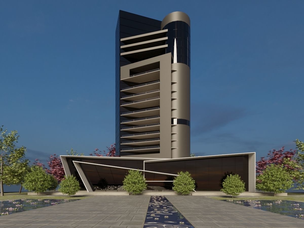 Corona - 3ds max Scene Files - House Exterior 3D model free 3D model | CGTrader