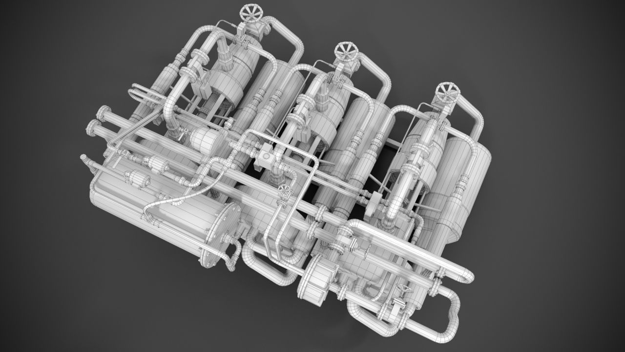 Machinery device 3D model | CGTrader