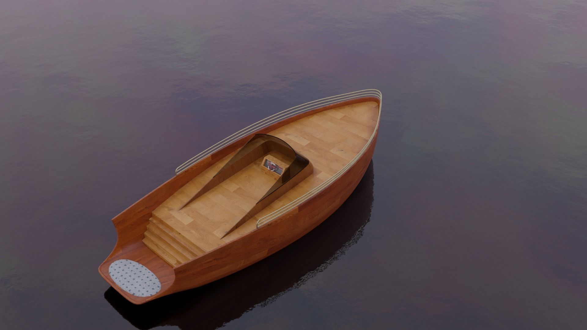 3D model Boat With Some Luxurious Items Included VR / AR / low-poly ...