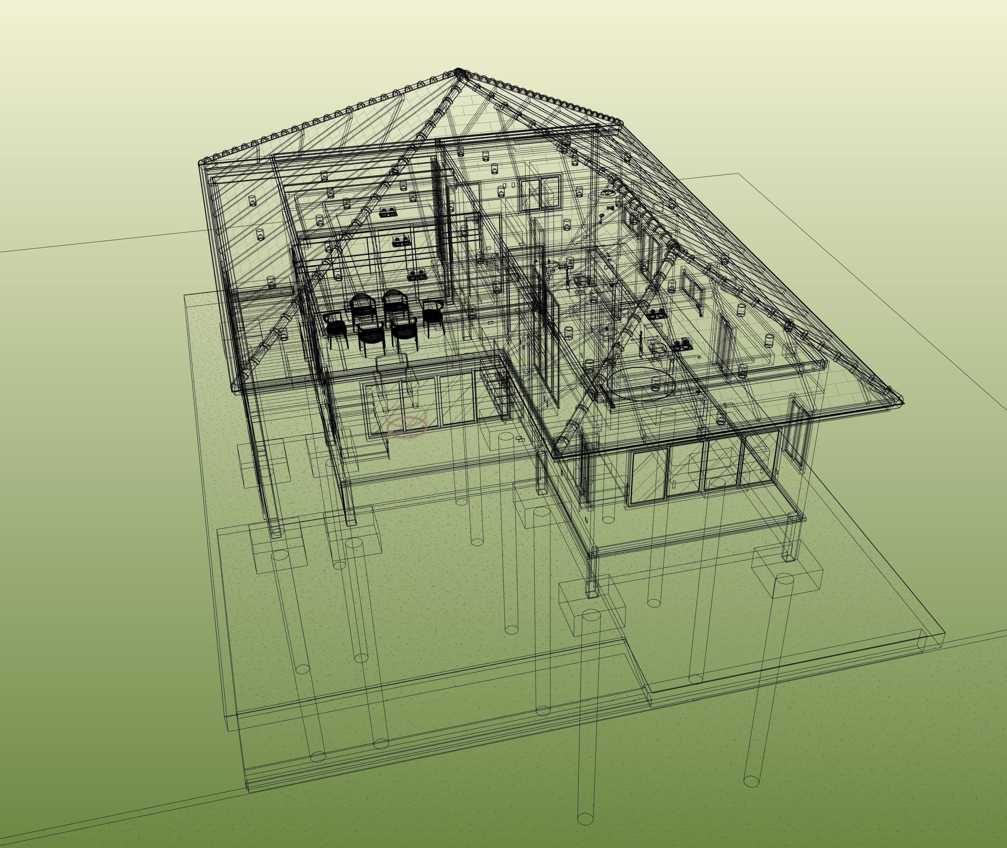 Small house by REVIT 3D model | CGTrader