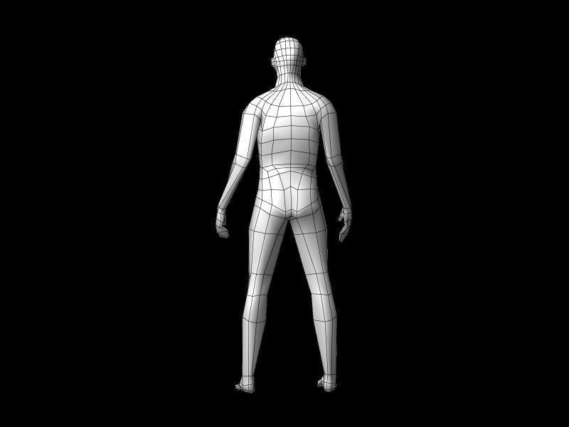 3D model Low-Poly Base Human Mesh VR / AR / low-poly | CGTrader