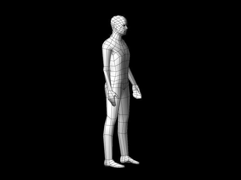 3D model Low-Poly Base Human Mesh VR / AR / low-poly | CGTrader