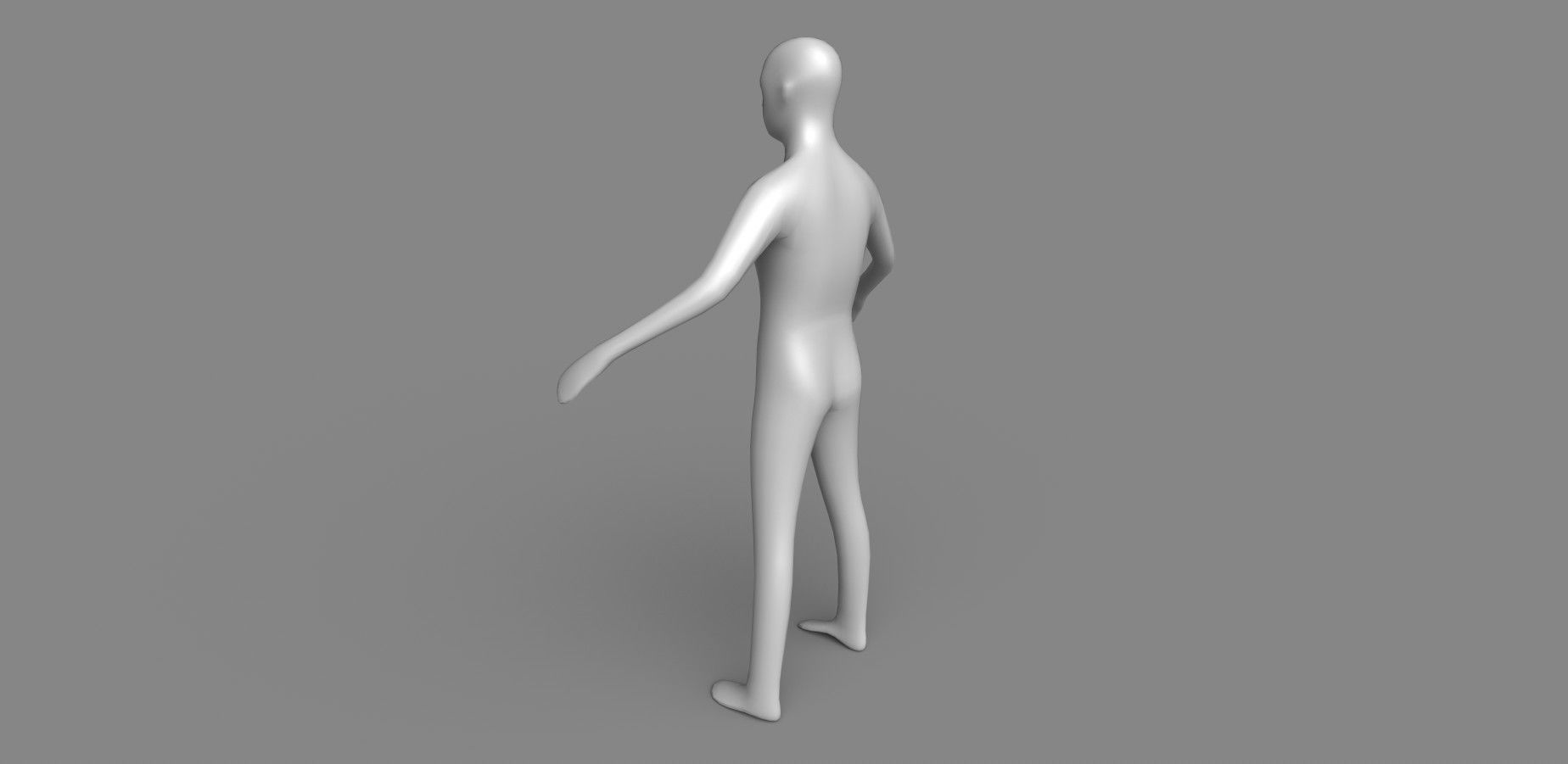 3D model Low-Poly Base Human Mesh VR / AR / low-poly | CGTrader