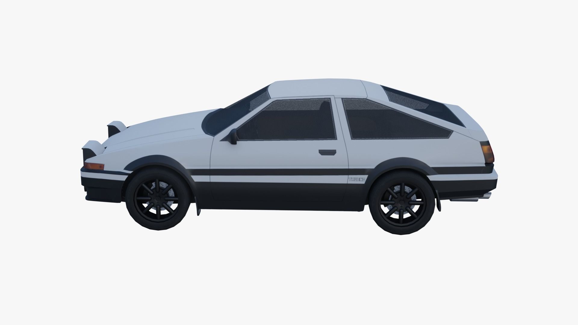 3D model TOYOTA AE86 Trueno VR / AR / low-poly | CGTrader