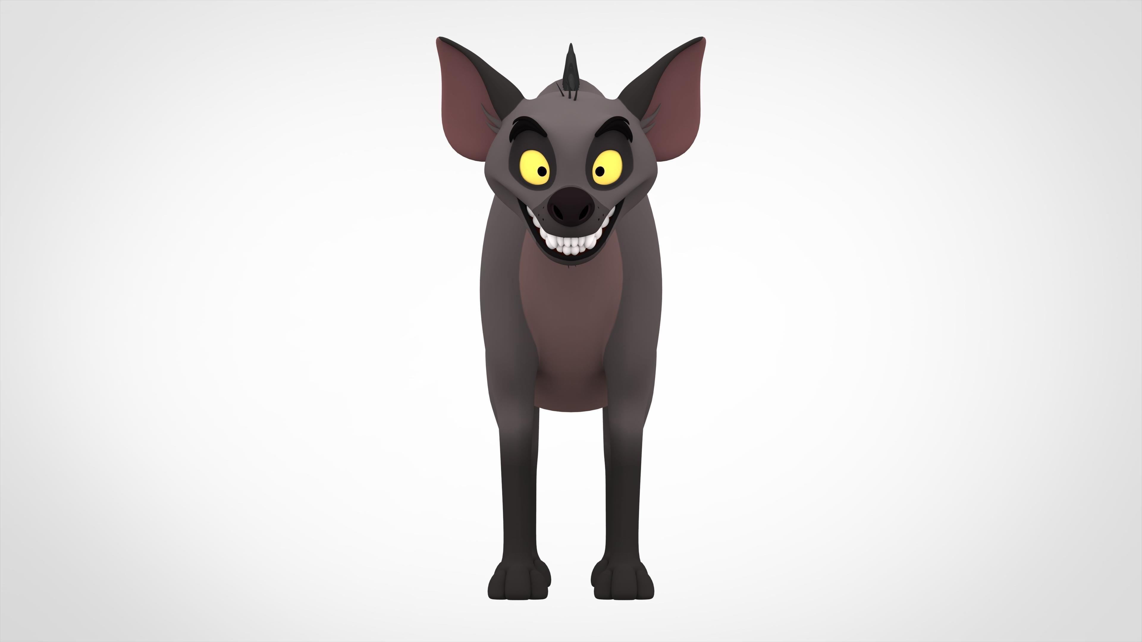 Banzai cartoon hyena 3D model | CGTrader