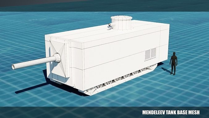 Mendeleev Tank Base Mesh free VR / AR / low-poly 3D model | CGTrader