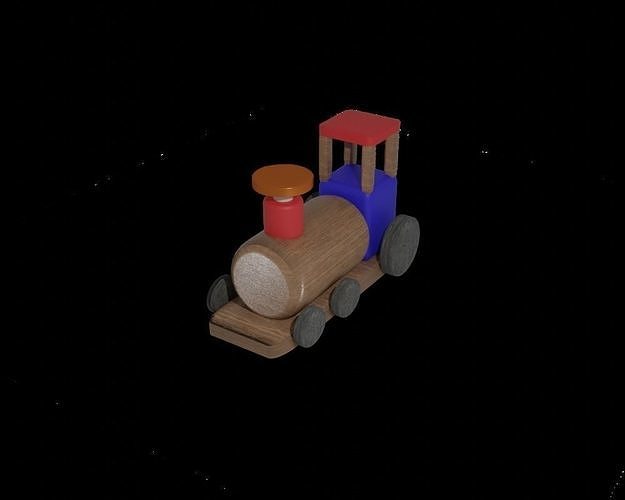 Toy Train 3D model | CGTrader