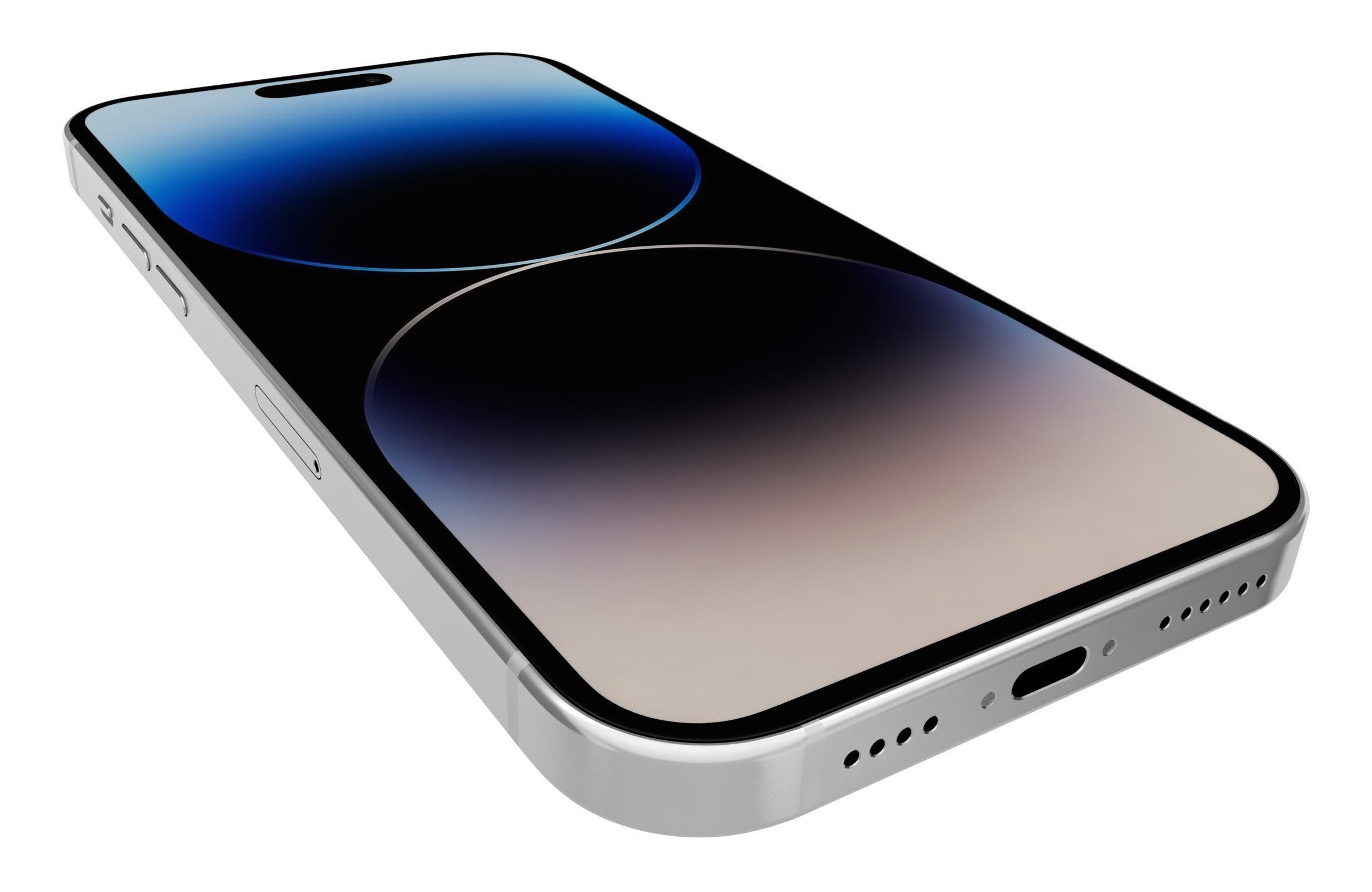 Apple iPhone 14 Pro Max White 3D model | CGTrader