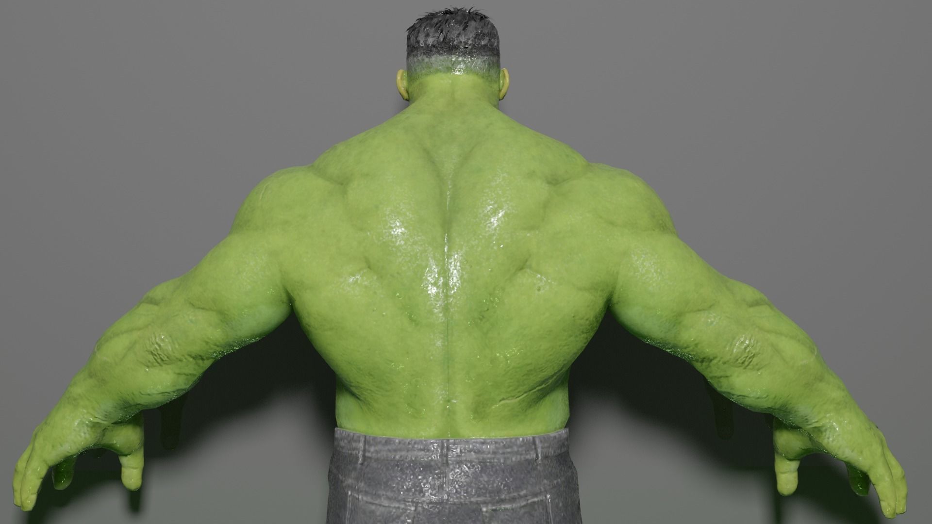 Hulk 3d model 3D model rigged | CGTrader