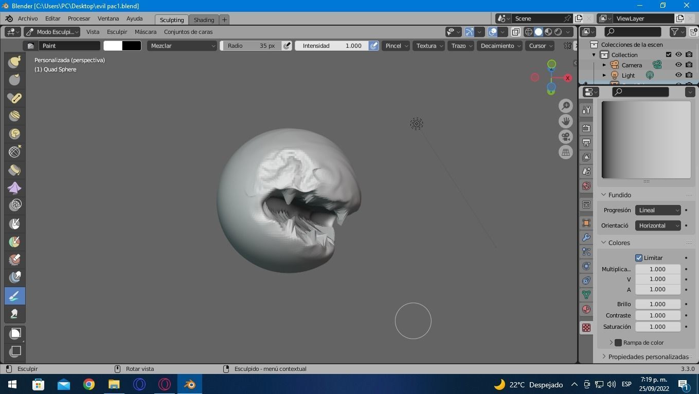 Evil Pac 3D model | CGTrader
