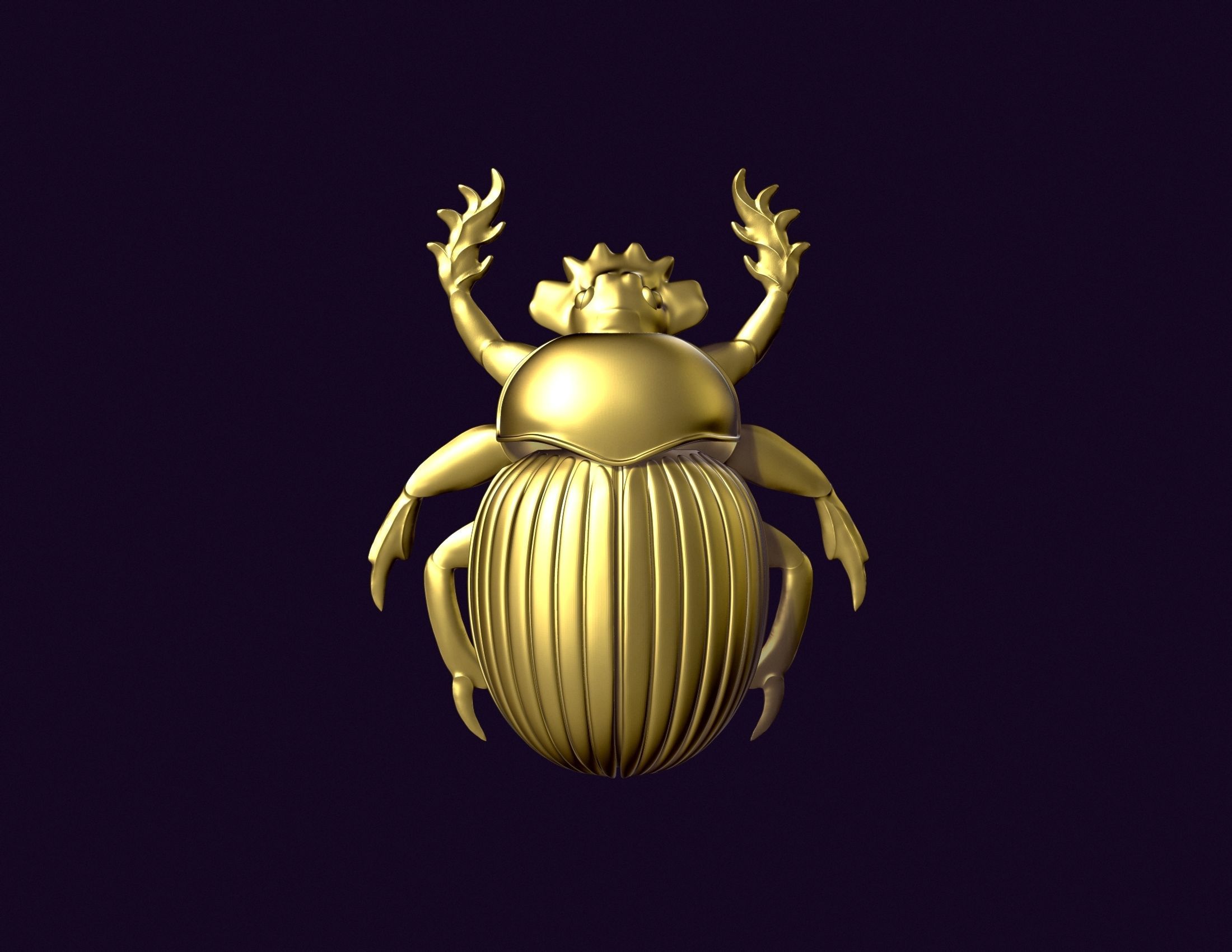 Scarab Beetle Toy 3D model 3D printable | CGTrader