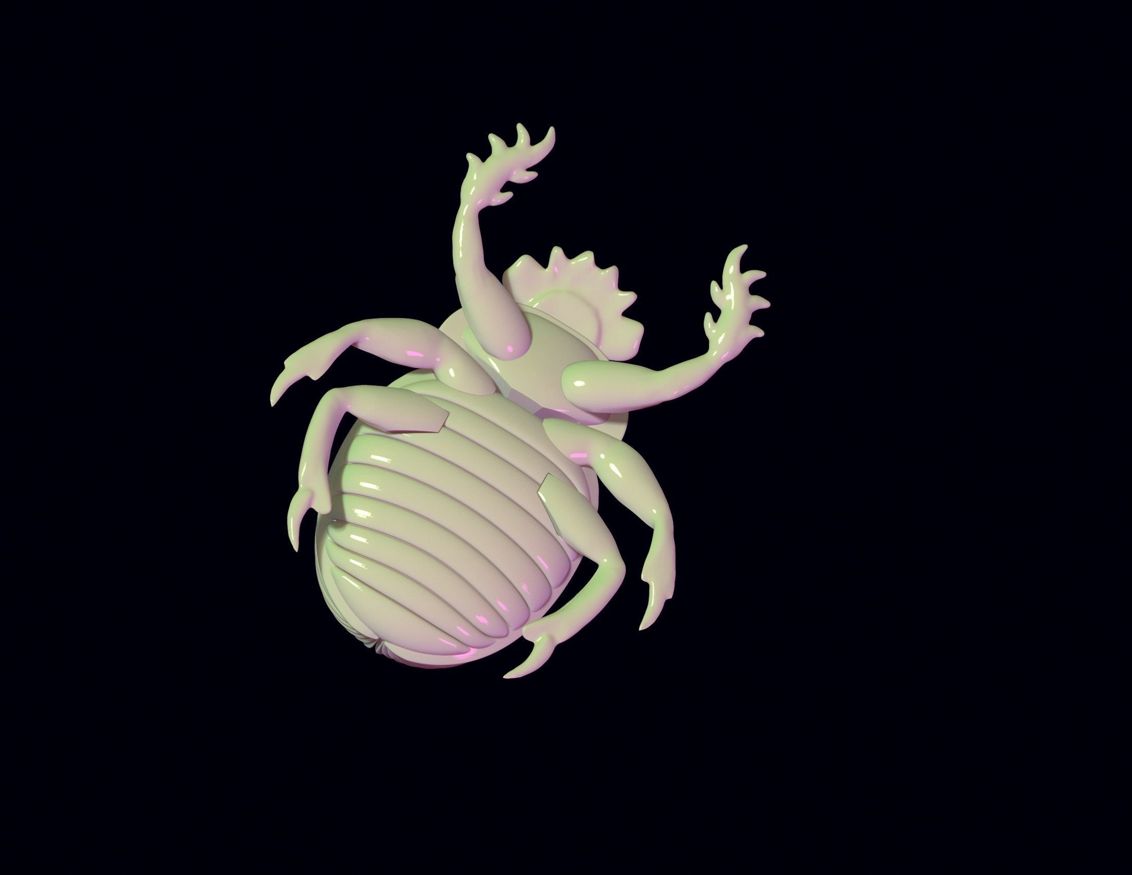 Scarab Beetle Toy 3D model 3D printable | CGTrader