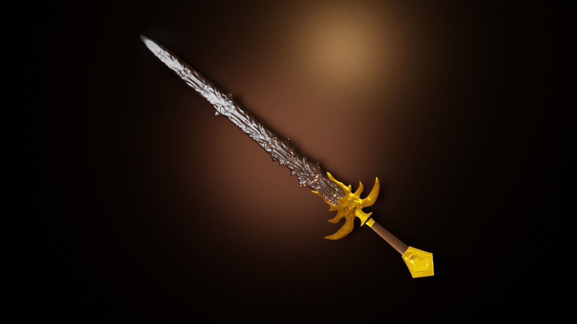 Fantasy sword 3D model | CGTrader