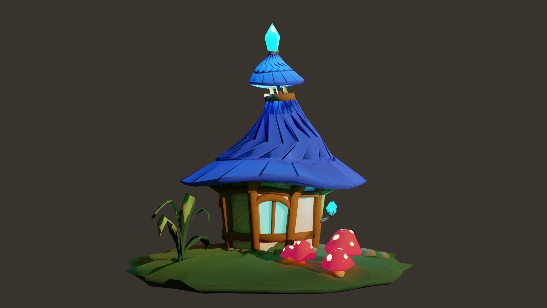 Fairy House free 3D model | CGTrader