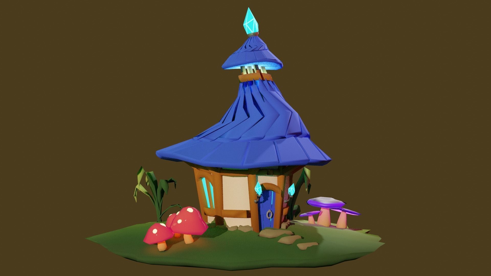 Fairy House free 3D model | CGTrader