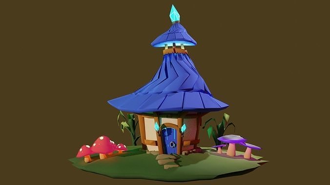 Fairy House free 3D model | CGTrader