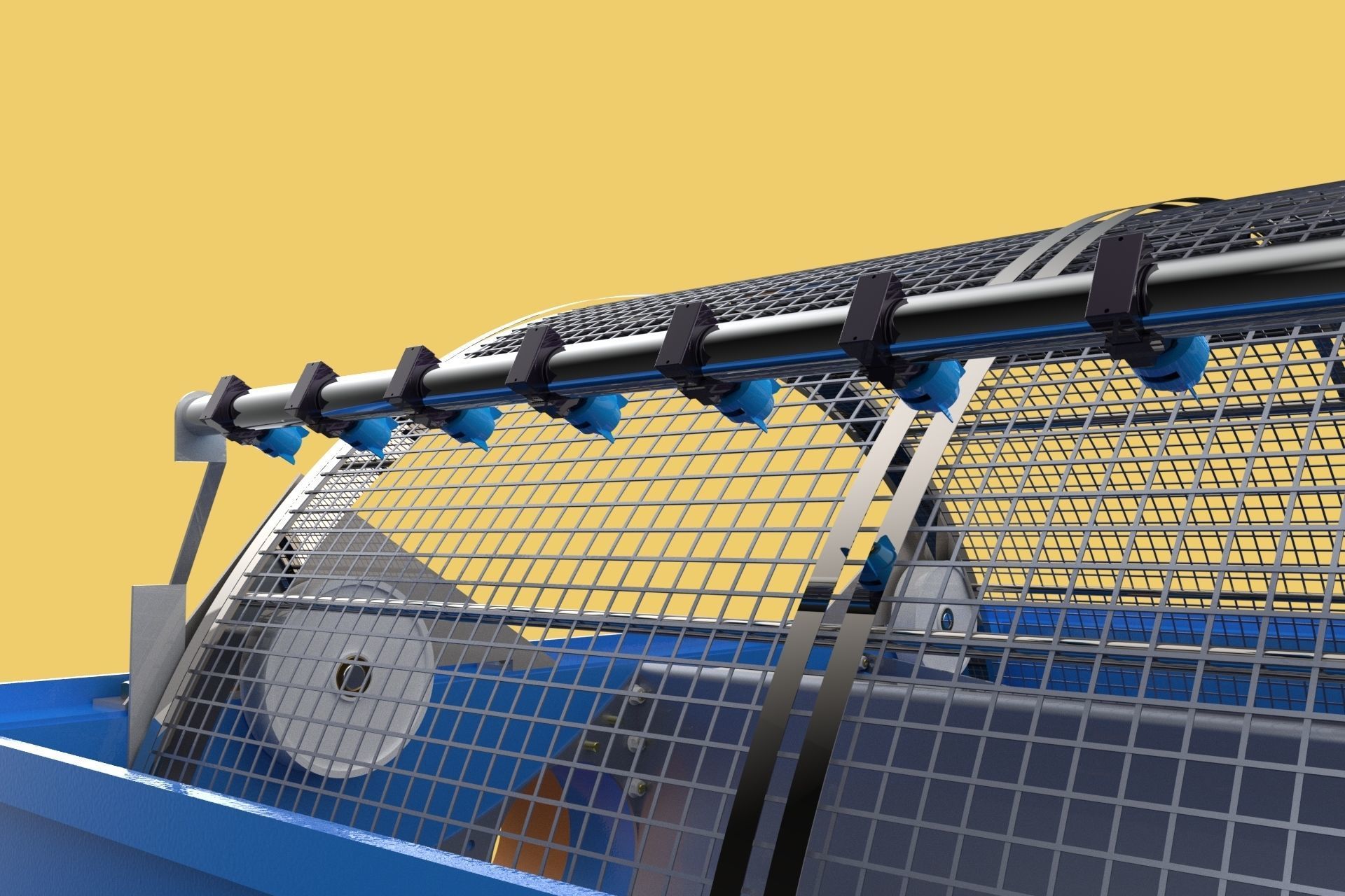 ROTARY DRUM FILTER 3D model | CGTrader