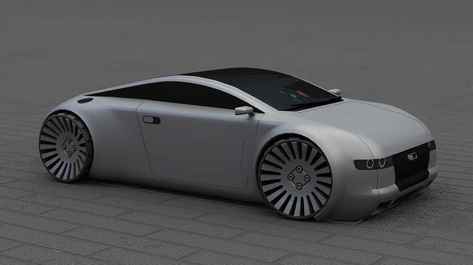 CONCEPT SPEED CAR RIGGED 3D model rigged | CGTrader