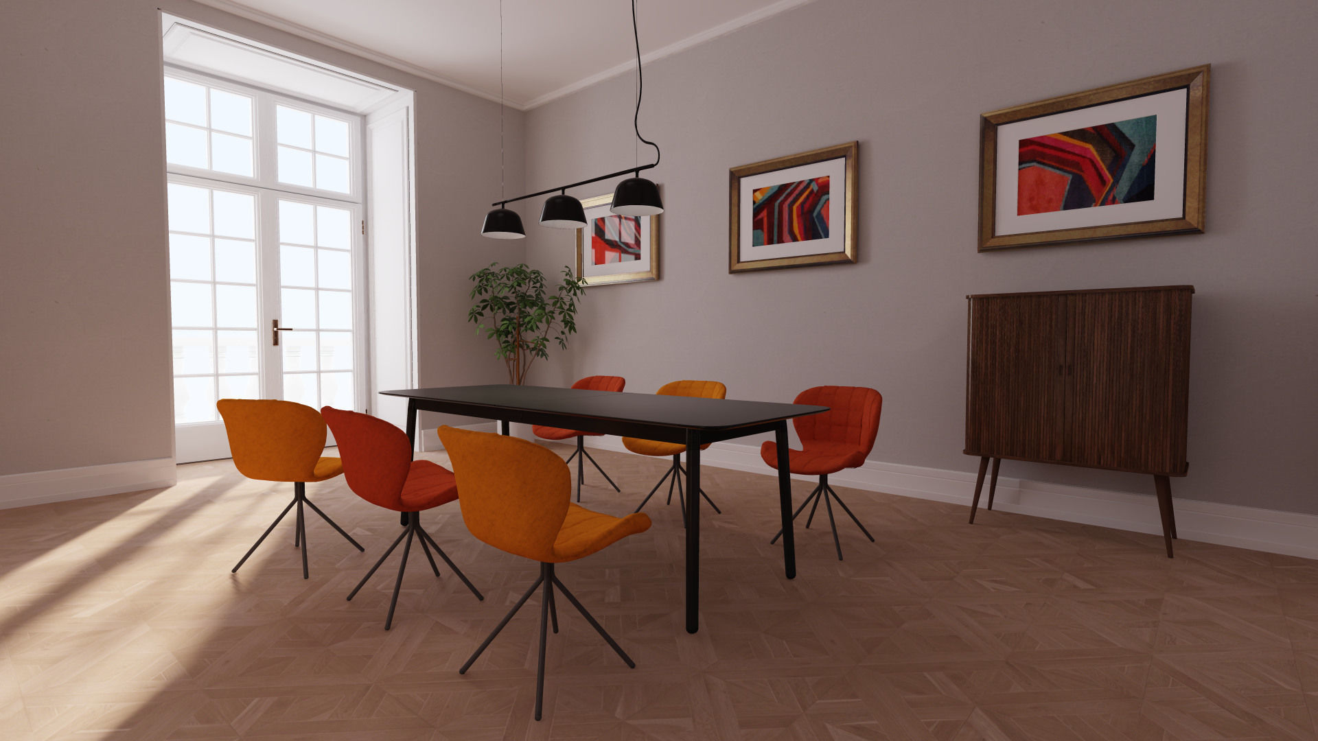 Shapespark example room free VR / AR / low-poly 3D model | CGTrader