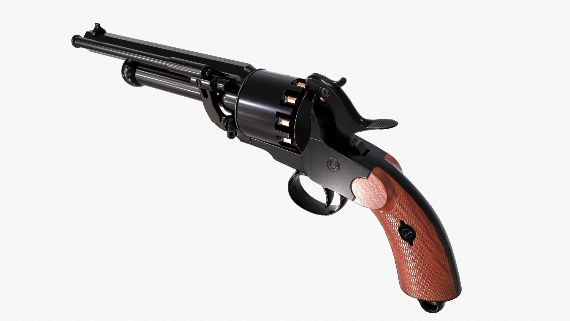 3D model LeMat revolver VR / AR / low-poly | CGTrader