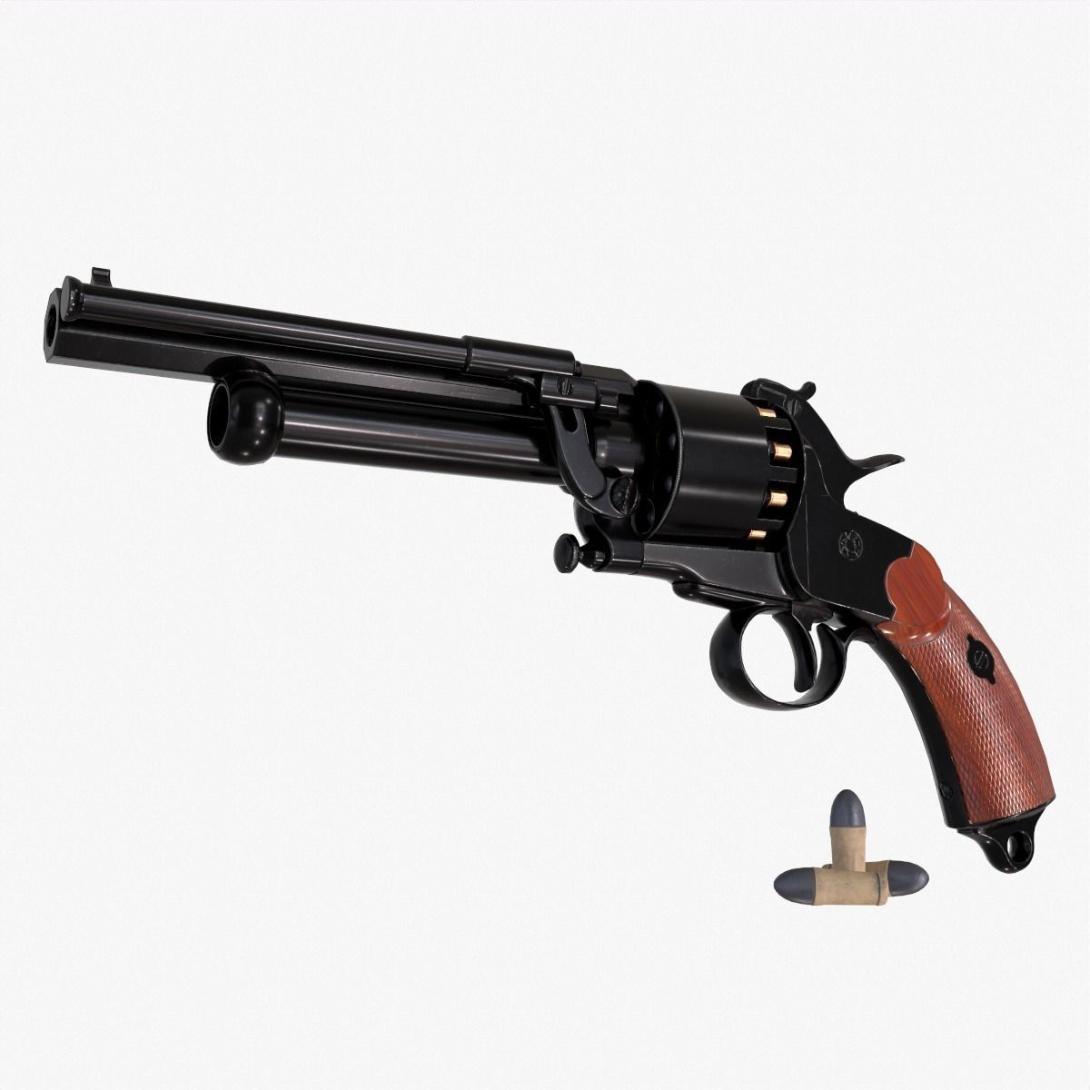 3D model LeMat revolver VR / AR / low-poly | CGTrader