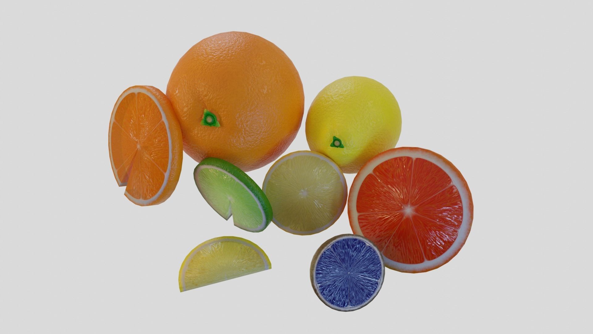 Fresh citric shader 3D model | CGTrader