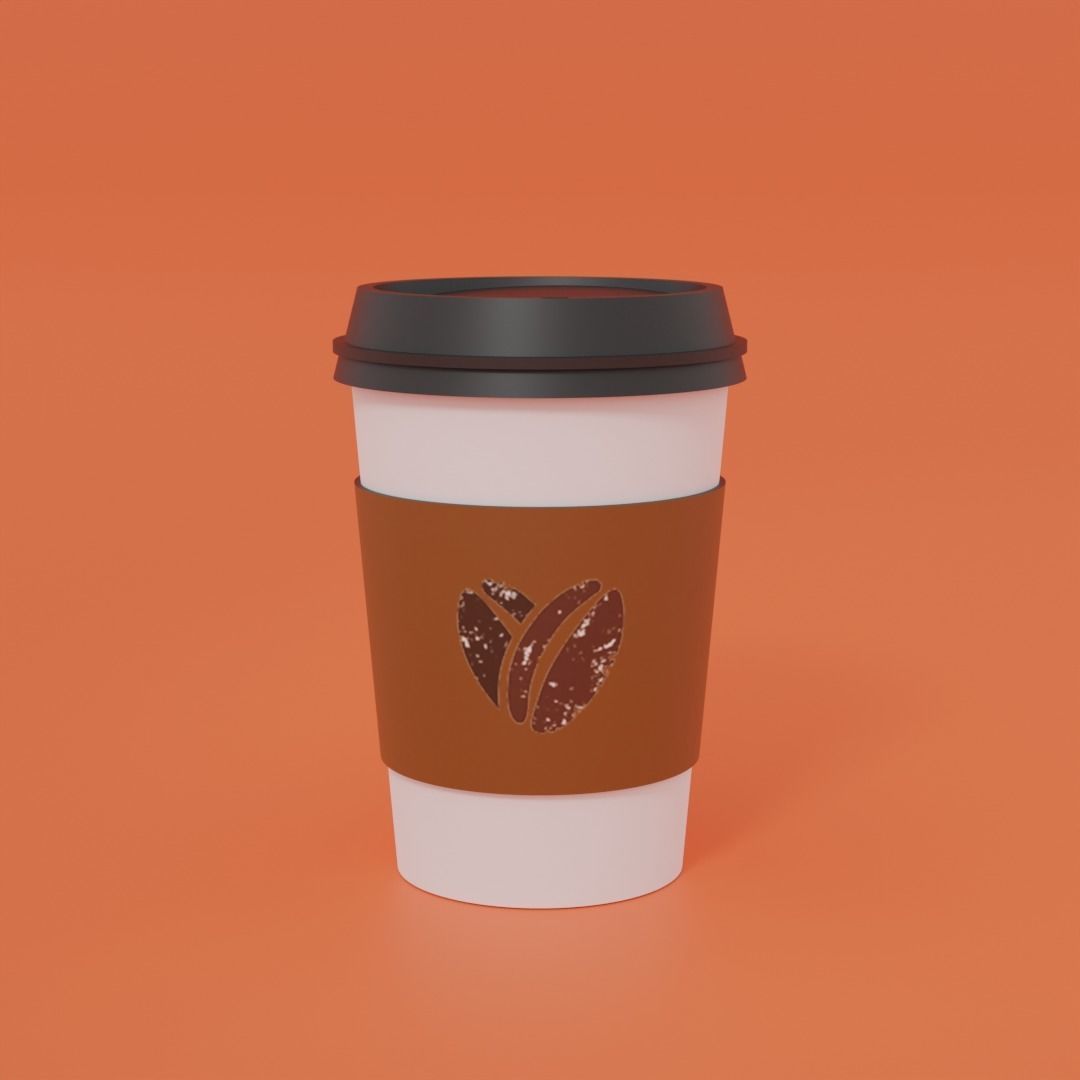 Paper Coffee Cup free VR / AR / low-poly 3D model | CGTrader