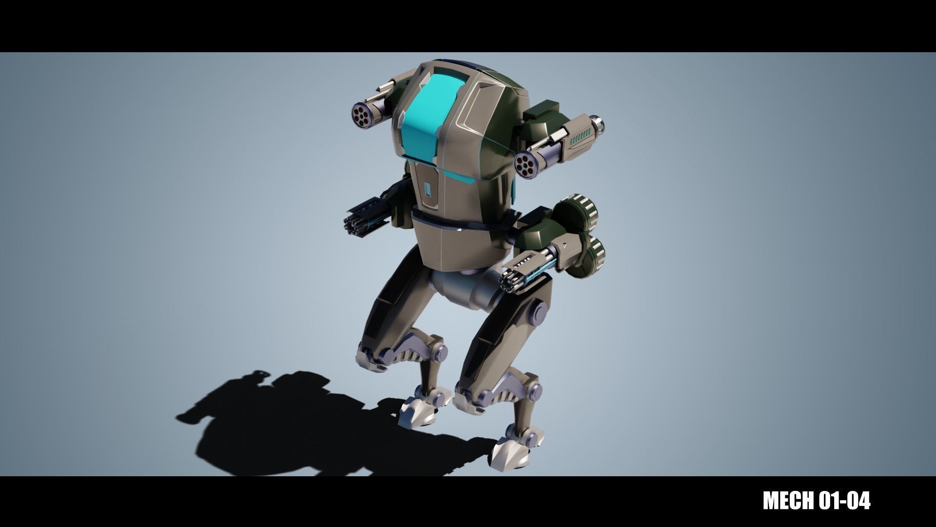 3D model MECH 01-04 VR / AR / low-poly | CGTrader