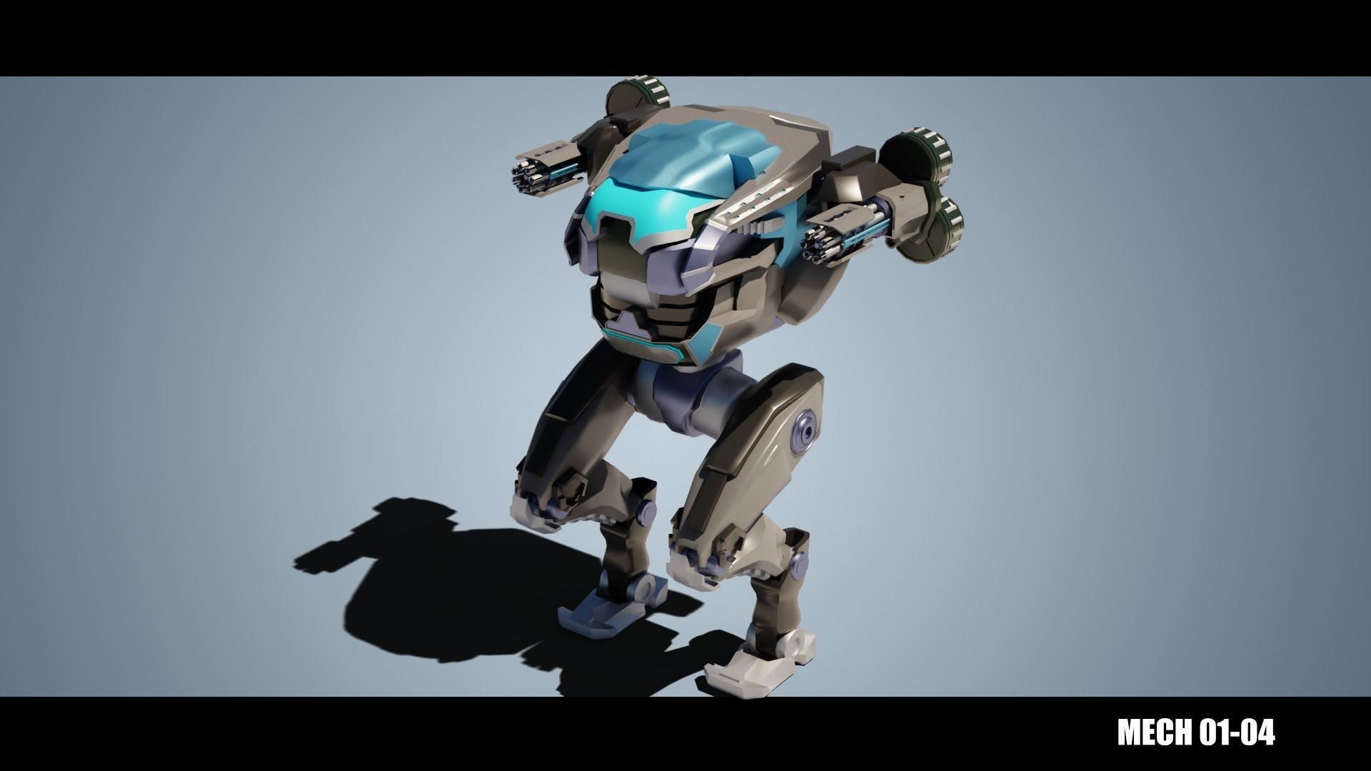 3D model MECH 01-04 VR / AR / low-poly | CGTrader