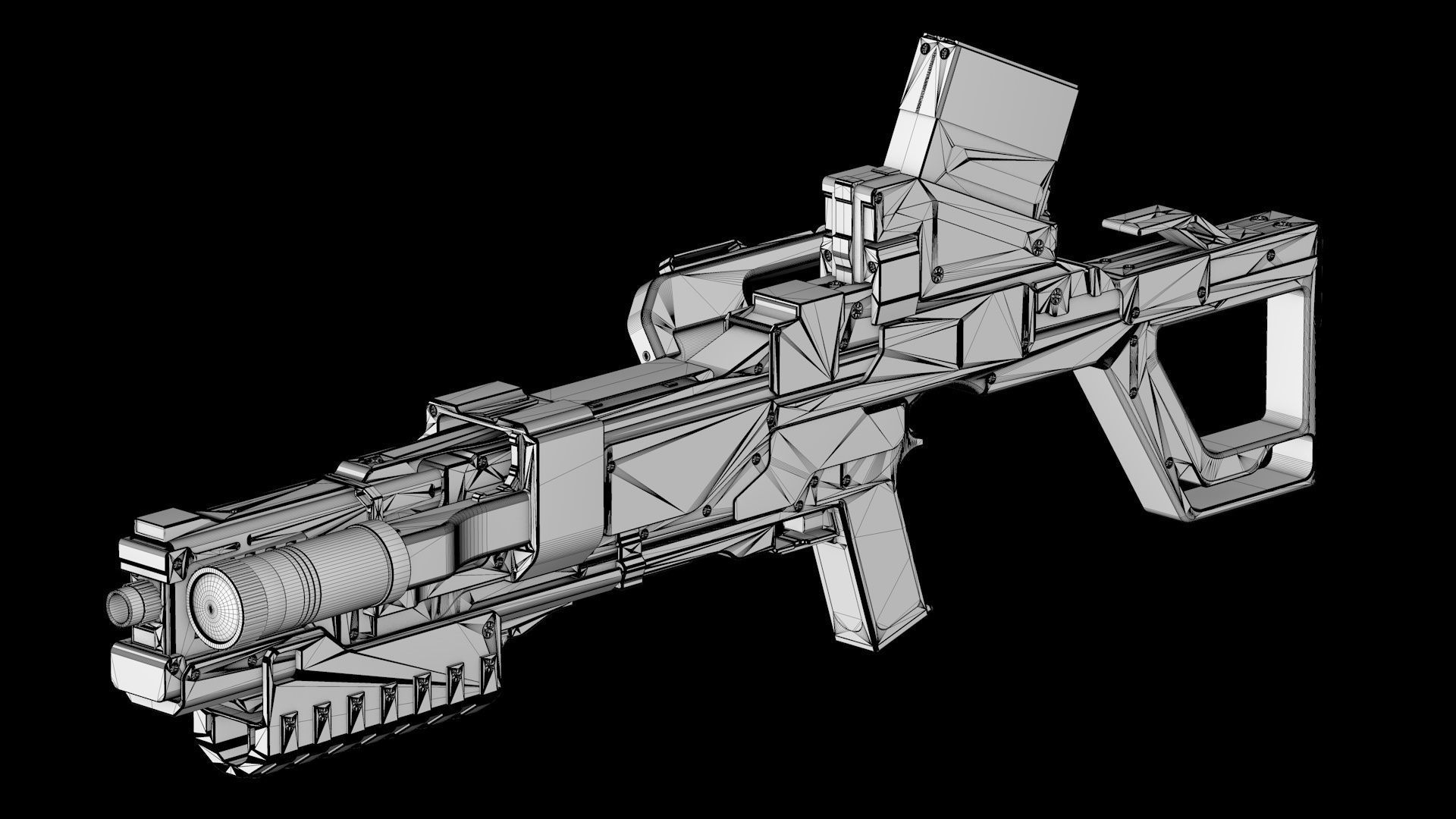 XF5 Weapon 3D model | CGTrader