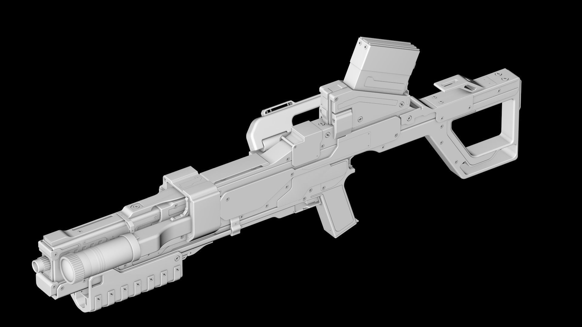 XF5 Weapon 3D model | CGTrader
