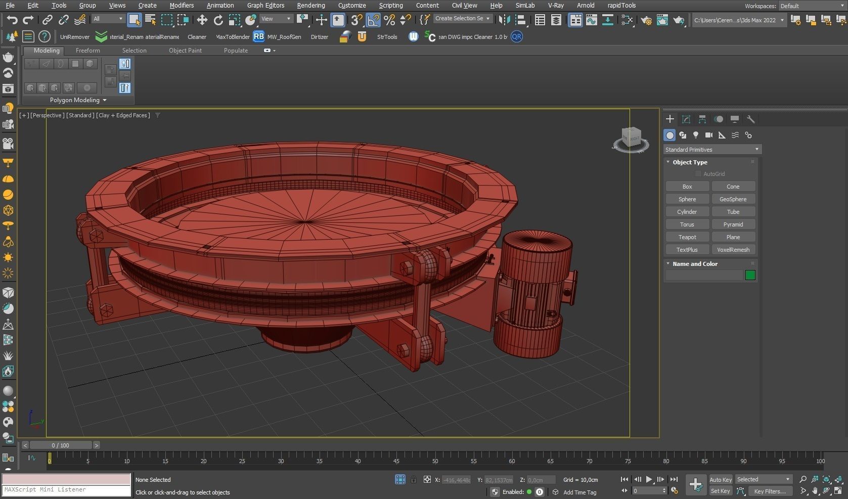 3D model Rotoflow Silo Discharger - Wheat Grain Flour Milling Machine ...