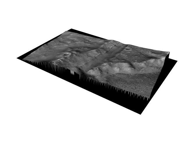 MARS VR - Outlet Breach in Crater Wall 3D model | CGTrader