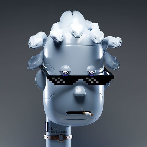 NFT Medusa 3D model | CGTrader
