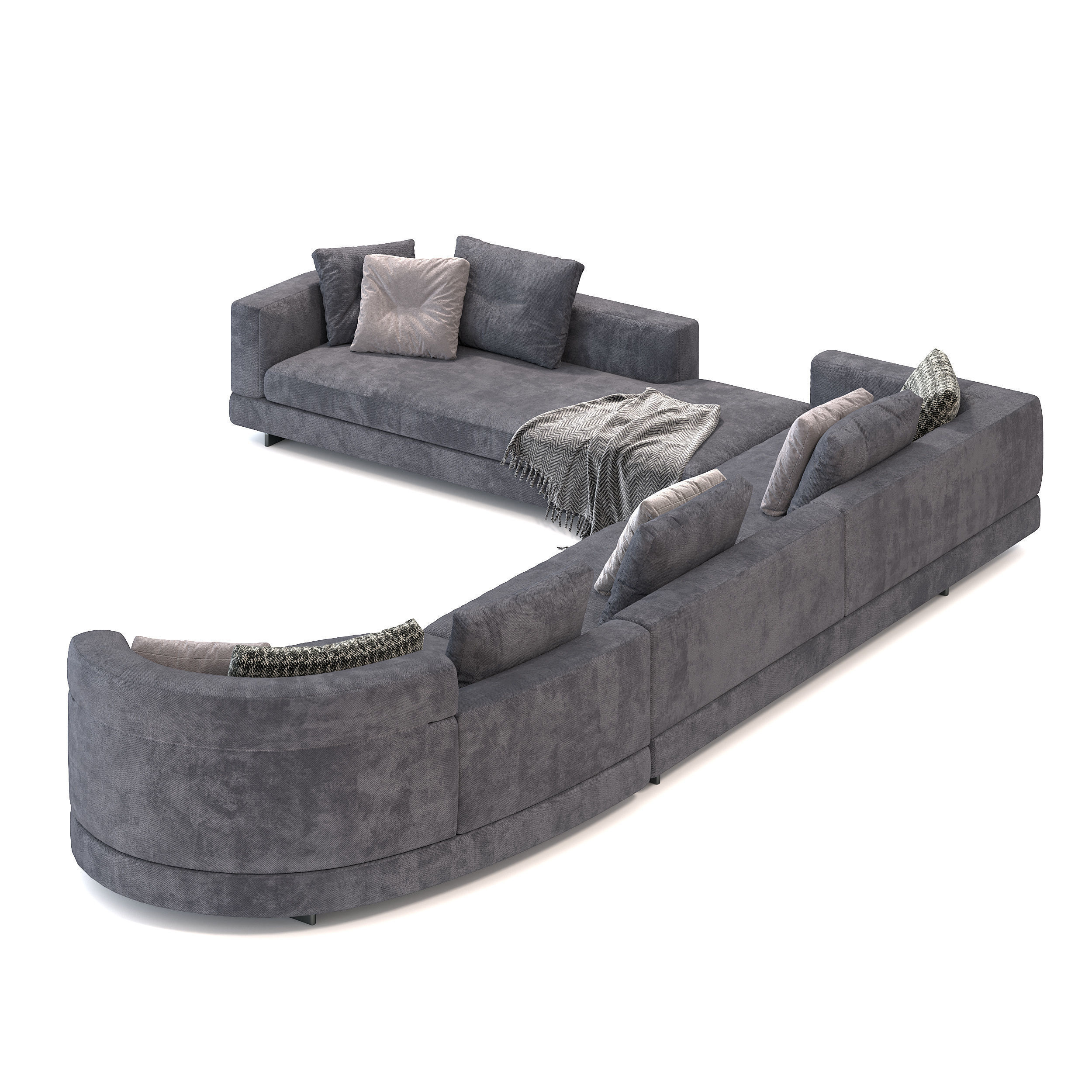 Minotti Alexander Sofa 3D model | CGTrader
