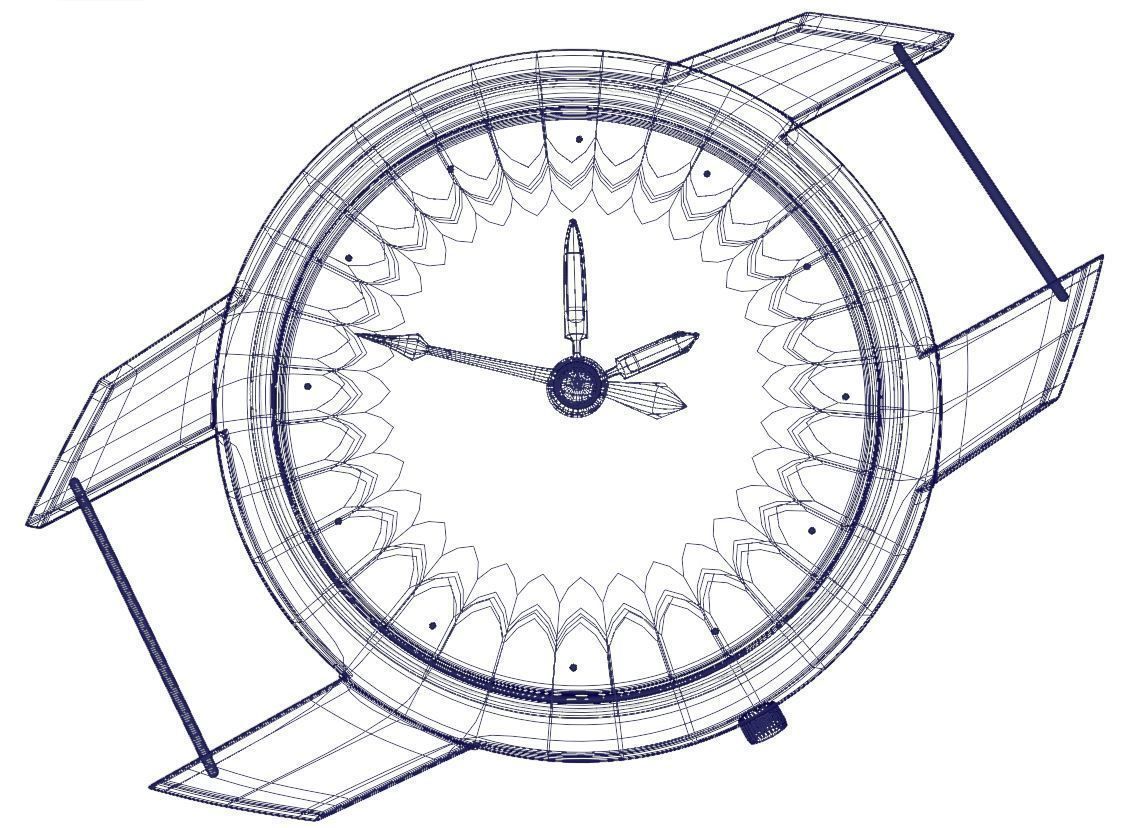 Uhr Watch Animation Lowpoly 3D model | CGTrader