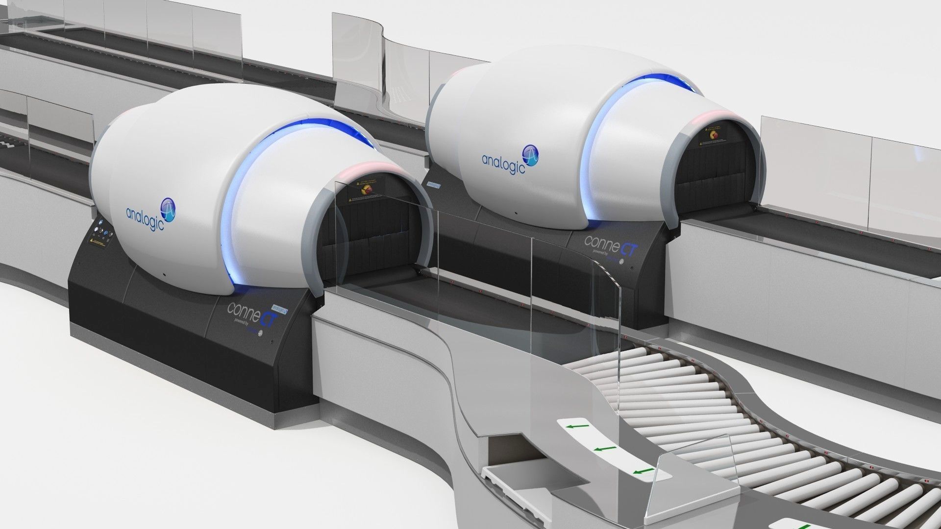 Analogic ConneCT Security System Airport Scanner 3D model | CGTrader