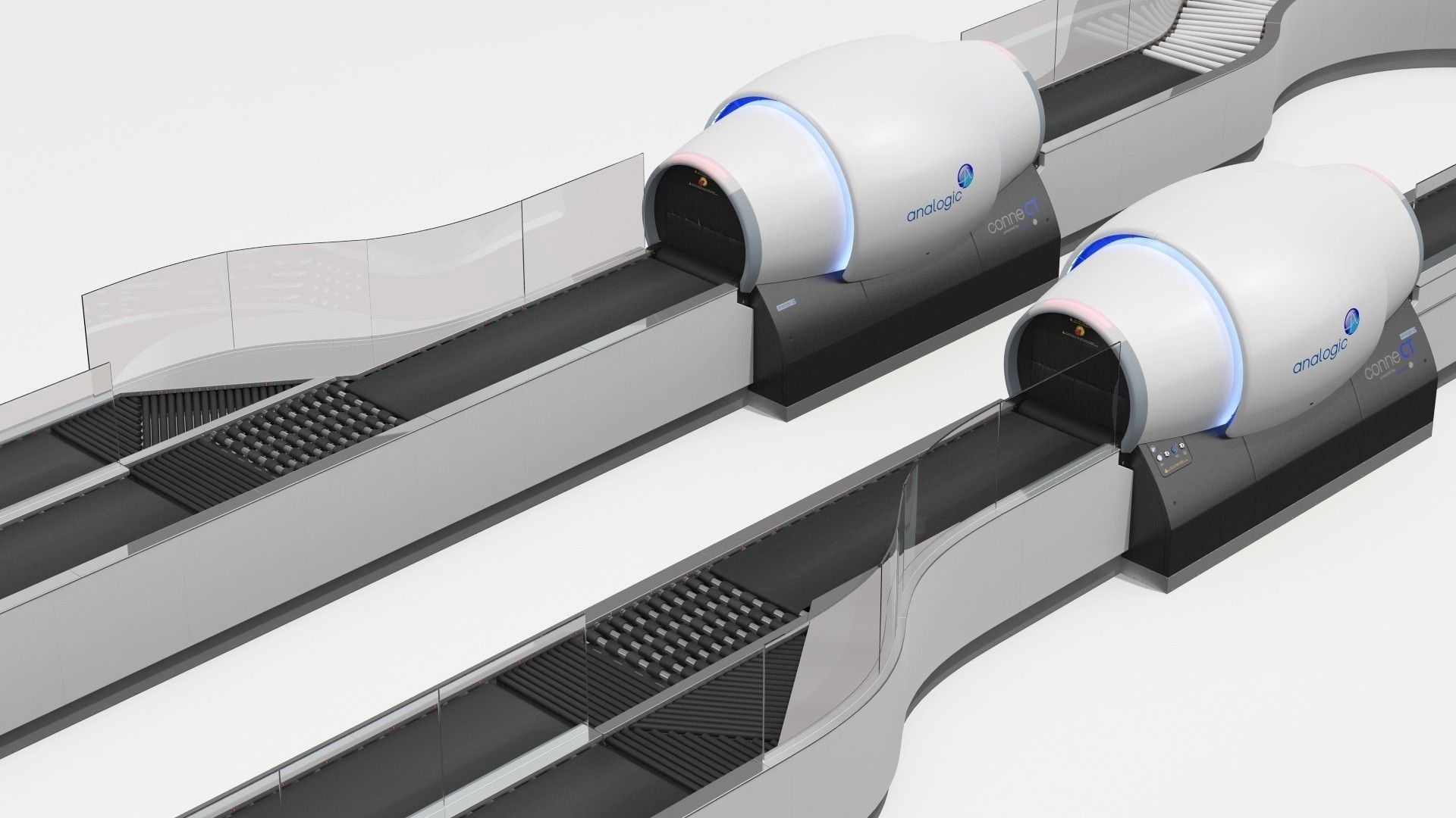 Analogic ConneCT Security System Airport Scanner 3D model | CGTrader