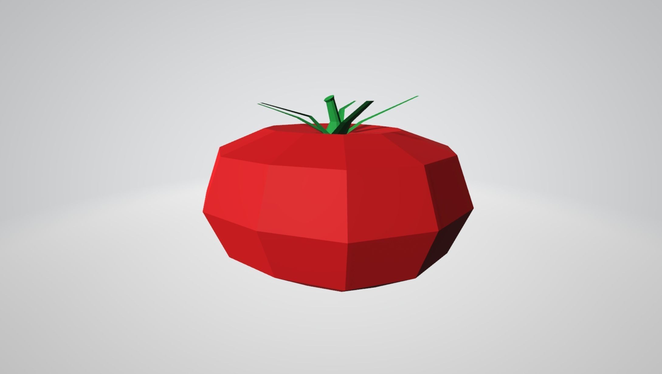 3D model Low poly tomato VR / AR / low-poly | CGTrader